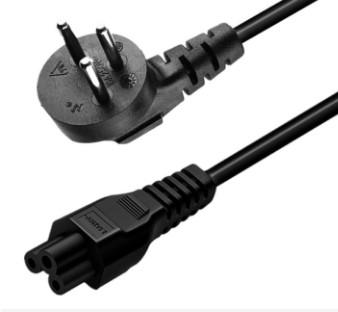 China 6ft Cable Wire Harness , 3 Prong Pin Ac Power Cord Cable For PC Desktop Computer for sale