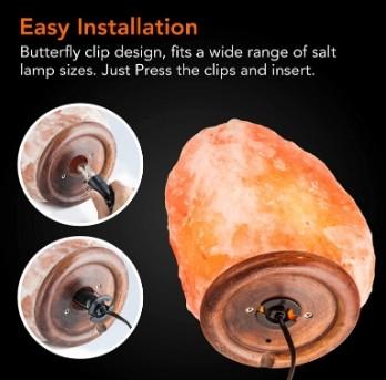 China Himalayan Salt Lamp E12 4.9ft Cable Wire Harness for sale