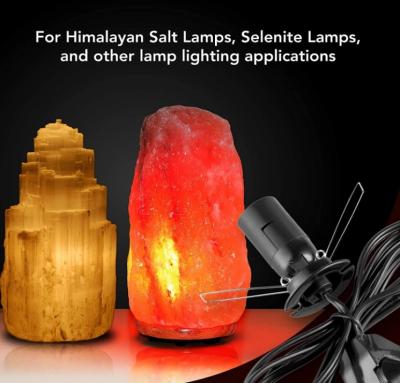 China Salt Rock Lamp 25 Watt Cable Wire Harness , 3 Prong Ac Power Cord for sale
