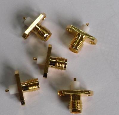 Cina Connettore di Diamond Square Plate rf del foro di SMA due in vendita