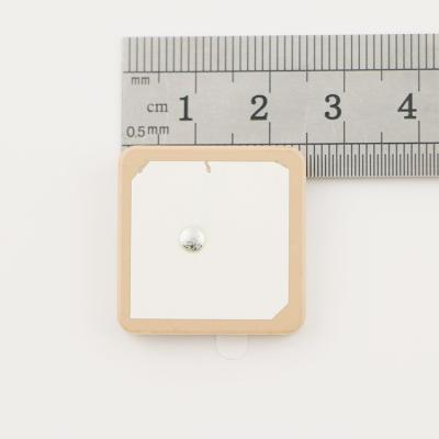 China 1575.42mhz GPS Glonass Ceramic Dielectric Passive Patch Antenna 25x25 15x15mm for sale
