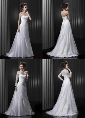 Cina Vestiti da sposa da applique del fiore in vendita