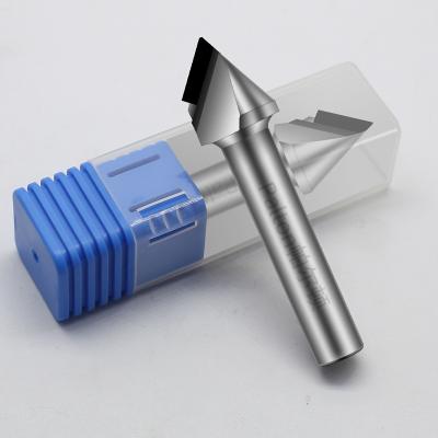 China TiCN PCD Milling Cutter Carbide Chamfer End Mill Tungsten Diamond Tool for sale
