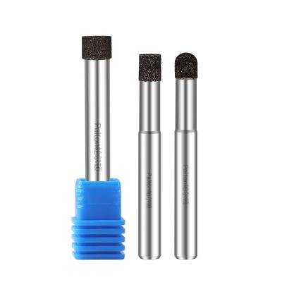 China 12mm Solid Sintered Diamond Cutter Tool Grinding Head Roughing Bit for sale