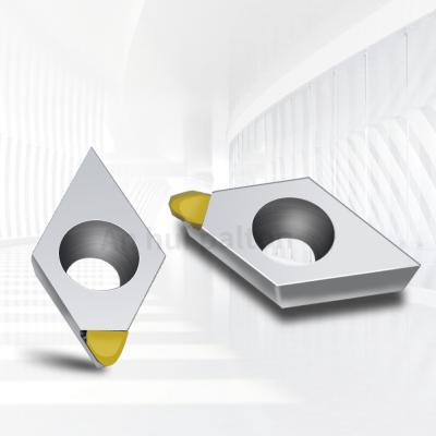 China Mirror Finish MCD Turning Insert VCGT160408 Precision Tool For Aluminium Acrylic for sale