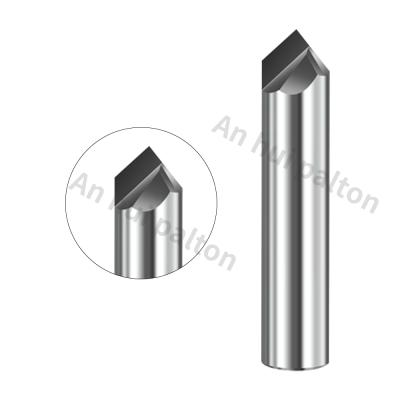 China 90 Degree CNC Router PCD Milling Cutter Chamfer End Mill Diamond Tipped Cutter for sale