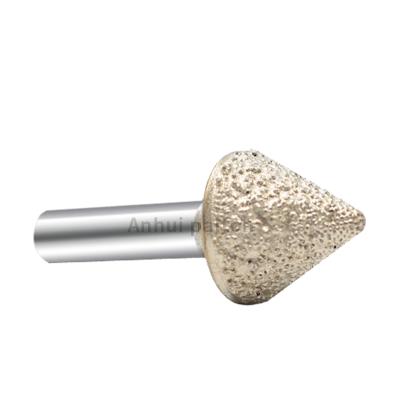 China Diamond Face Mill CNC Engraving Bits Sharp Edged Cutter Tool For Marble Tombstone Lettering for sale