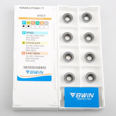 中国 Rdmw 10t3 12t3フライス加工の速い送りの合金のための炭化物の挿入物 販売のため