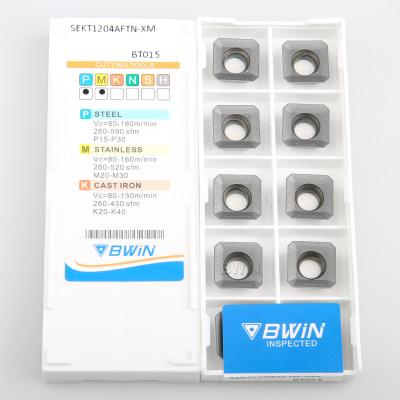 中国 Sekt 1204の炭化物の挿入物の表面製造所のAftn Xmの強い耐衝撃性 販売のため