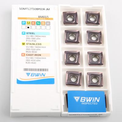 Cina Somt 12T308 Square Milling Inserts Peer Carbide High Performance Fast Feed in vendita