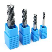 China Good Rigidity Carbide End Mill CVD Coated Corner Rounding End Mill for sale