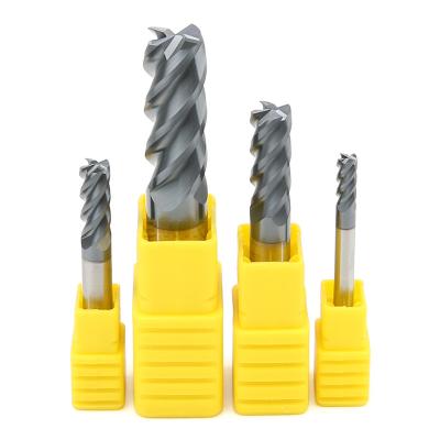 Cina Fresa Fresa Quadrata In Metallo Duro Con Rivestimento Nano HRC60 Elevata Durezza in vendita