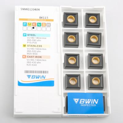 中国 Tugnsten の炭化物の旋盤の挿入物 SNMG120408 の旋盤工具の挿入物 Snmg120412 120404 販売のため