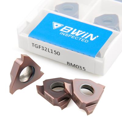 중국 Cnc 선반 탄화물 흠을 파는 삽입 Tgf32r 스테인리스 0.5mm 얼굴 구멍 절단 판매용