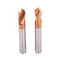China HRC55 D10 Tungsten Carbide Drill Bits Nc Spot Drill For Point Machine Tools for sale