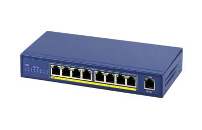 China PoE Switch 10/100Mbps PoE Injector And Splitter , 15.4W Gigabit PoE Switch for sale