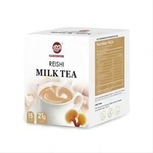 中国 純粋なクリームの霊芝のきのこのコーヒー有機性霊芝 ルシダム 霊芝のミルクの茶 販売のため