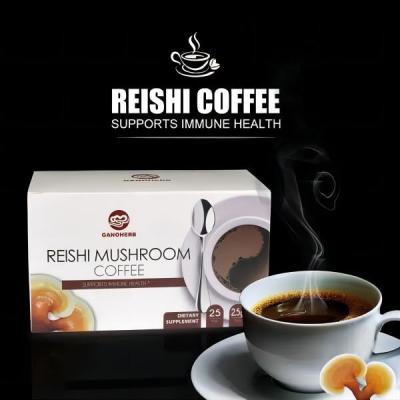 中国 霊芝 霊芝のきのこのコーヒーオルガノのグルメ向きの金ブラック・コーヒー 販売のため