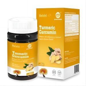 中国 添加物の霊芝のきのこのカプセルのウコン根のエキスの粉のカプセル無し 販売のため