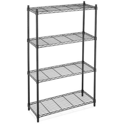 China Het zwarte Industriële Draad Opschorten voor Diepvriezer en Koude Zaal 18“ X 24“ met 4 Planken Te koop