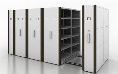 China Manual Assist Push - Pull Rolling Mobile Shelf Storage Unit With 2 Bays for sale
