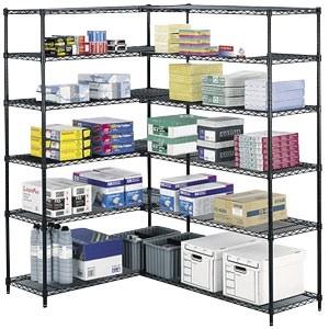 Chine Le stockage en métal de fournitures de bureau rayonne la grille réglable résistante de 4 rangées à vendre
