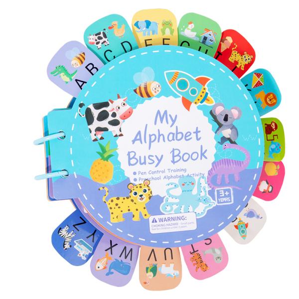 Quality 2025 New Design Baby Letters 26 English Letters in Red Words Cognitive Card for sale