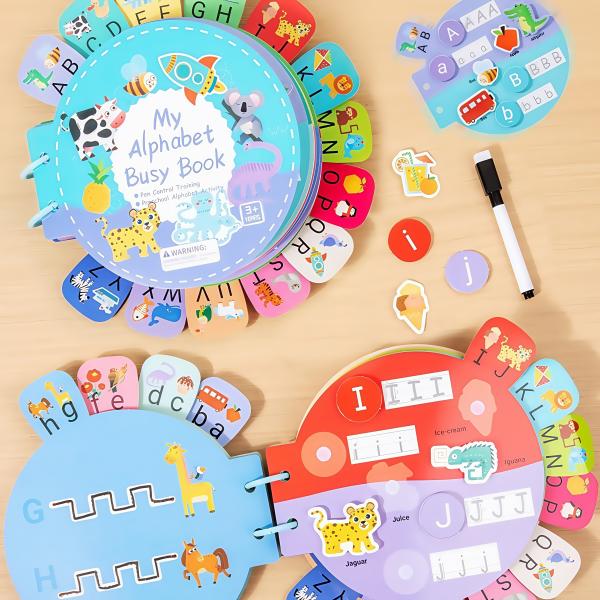 Quality 2025 New Design Baby Letters 26 English Letters in Red Words Cognitive Card for sale