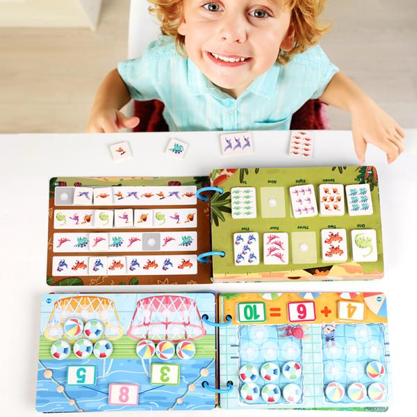 Quality Montessori Baby Enlightenment Educational Busy Book Sticker Book Toy Cross for sale