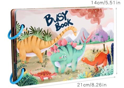 Quality Montessori Baby Enlightenment Educational Busy Book Sticker Book Toy Cross for sale