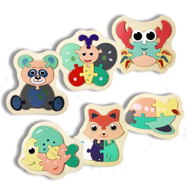 Quality Children's Wooden Entry-level Simple and Advanced Puzzle Puzzle,Children's for sale
