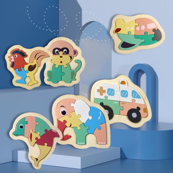 Quality Children's Wooden Entry-level Simple and Advanced Puzzle Puzzle,Children's for sale