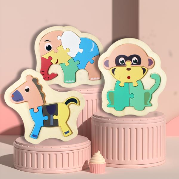 Quality Children's Wooden Entry-level Simple and Advanced Puzzle Puzzle,Children's for sale