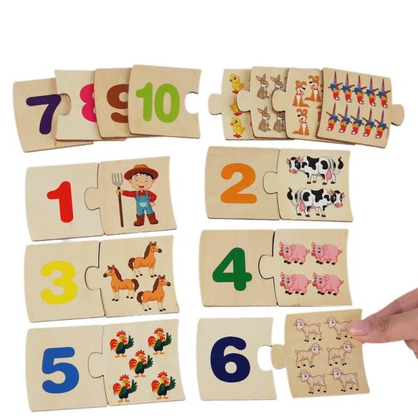 Quality Wooden Counting Board Math Manipulatives Number Counting Toys for Kindergarten for sale