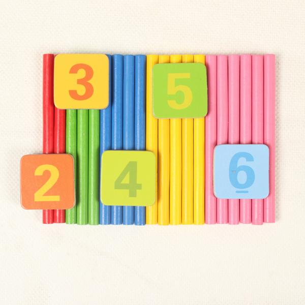 Quality Wooden Counting Sticks Preschool Math Training Intelligence Teaching Calculation for sale