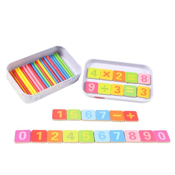 Quality Wooden Counting Sticks Preschool Math Training Intelligence Teaching Calculation for sale