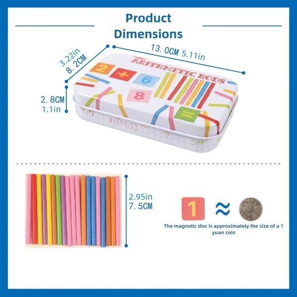Quality Wooden Counting Sticks Preschool Math Training Intelligence Teaching Calculation for sale