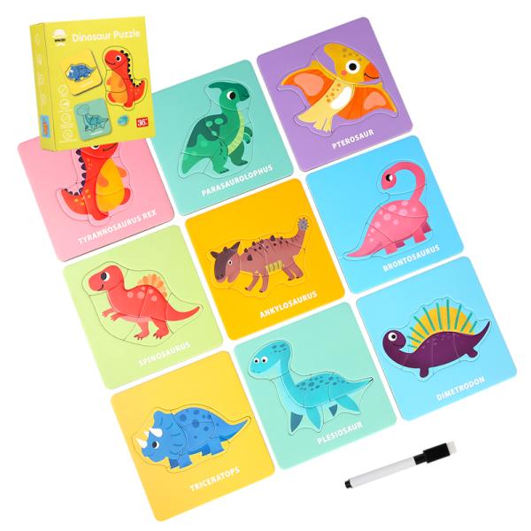 Quality Muti Functional Cartoon Dinosaur Diy Drawing Montessori Educational Learning for sale