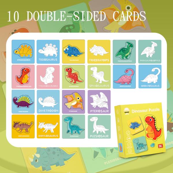 Quality Muti Functional Cartoon Dinosaur Diy Drawing Montessori Educational Learning for sale
