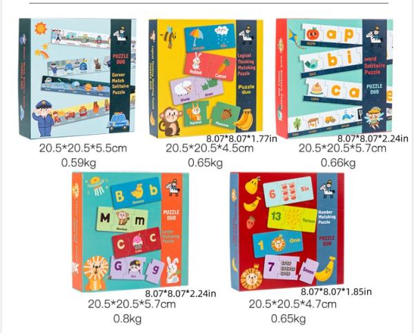 Quality Educational Toy Intelligence Letters/traffic Cognition Puzzle Wooden Numbers for sale