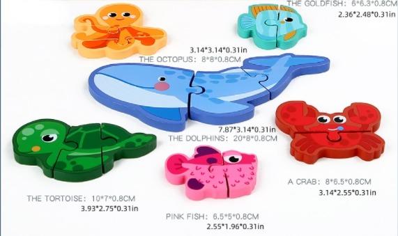 Quality Wholesale Three-dimensional Buckle Scene Puzzle Oem Odm Kids Early Learning for sale