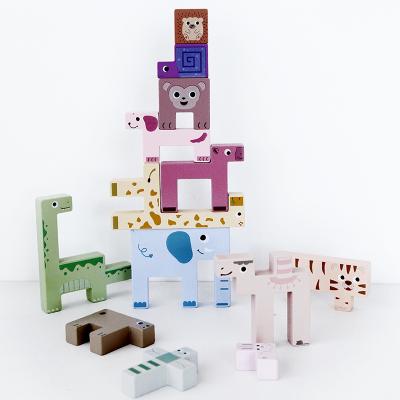 China 2025 New Animal Block Puzzle 3d Block Puzzle Educational Toy for Kids for sale