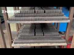 Sintered Wet Pressed Permanent Magnet Ferrite Tile For Motorcycle Motor