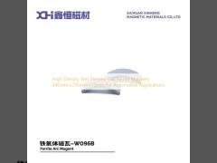 High Density Wet Pressed Car Ferrite Magnets 340mm×255mm×75mm for Automotive Applications
