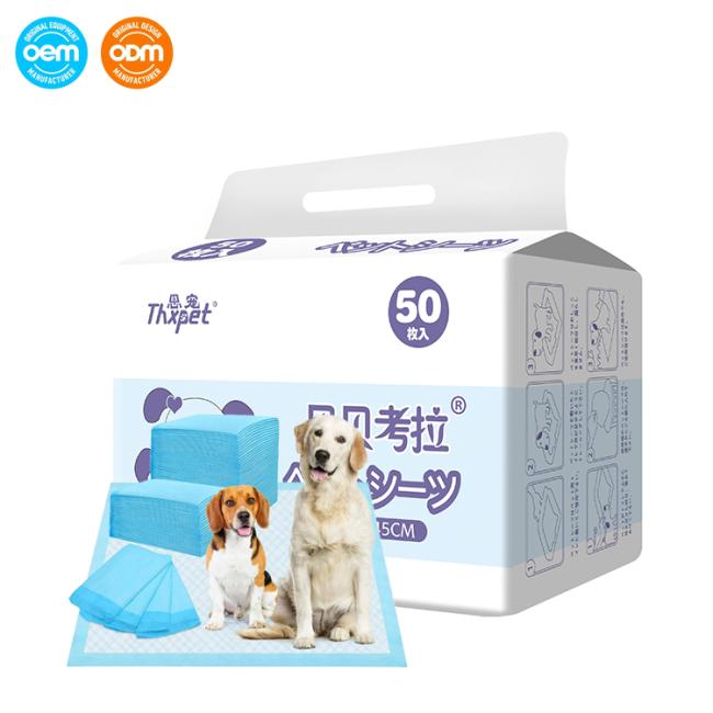 Extra large disposable dog training pads with multi-layered construction