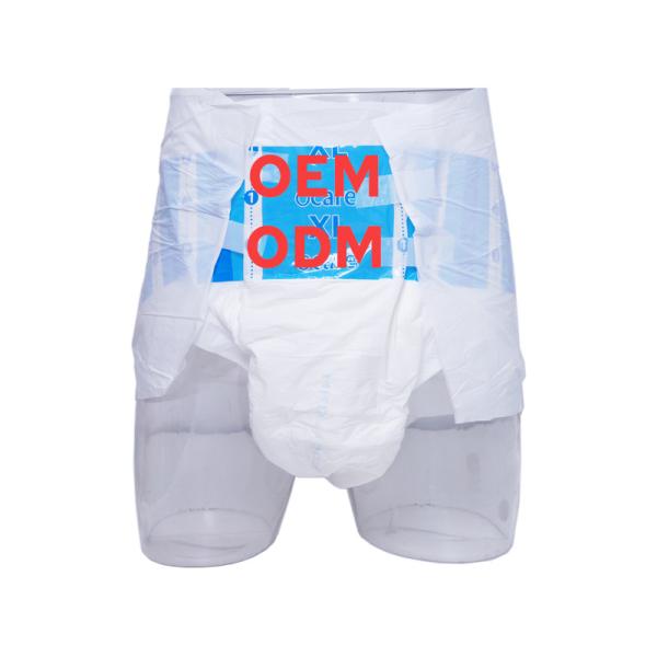 Quality OEM ODM Disposable Adult Diapers For Men And Women Customized Design for sale