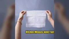 Kitchen Wipes 20x25cm Clean Fast Easy