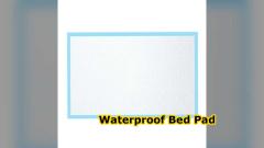 Waterproof Bed Pad 60x90cm Odor Control