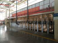 China Efficient 4 Feets 8 Feets Continuous Dynamic Hot Press Line System for sale