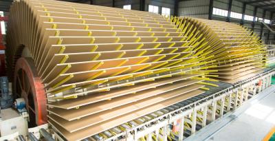 China Reed Particle Board Continuous Press Production Line Panel 2440 x 1220 mm for sale